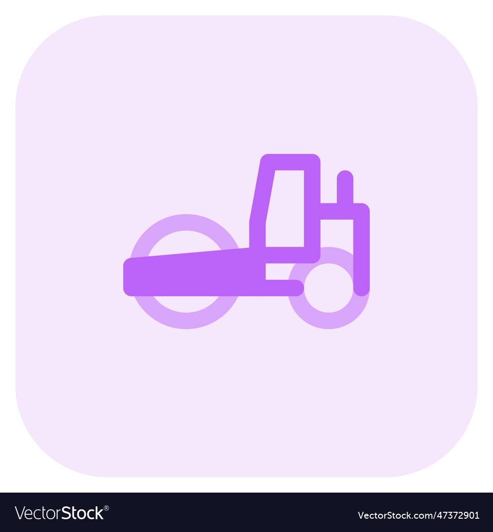 Compactor machine used for reduction Royalty Free Vector