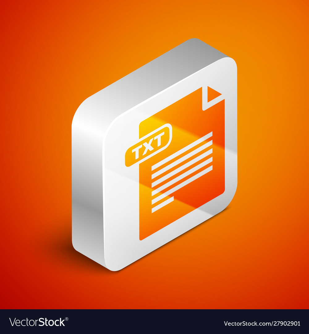 Isometric txt file document download txt button Vector Image Isometric txt file document download txt button Vector Image