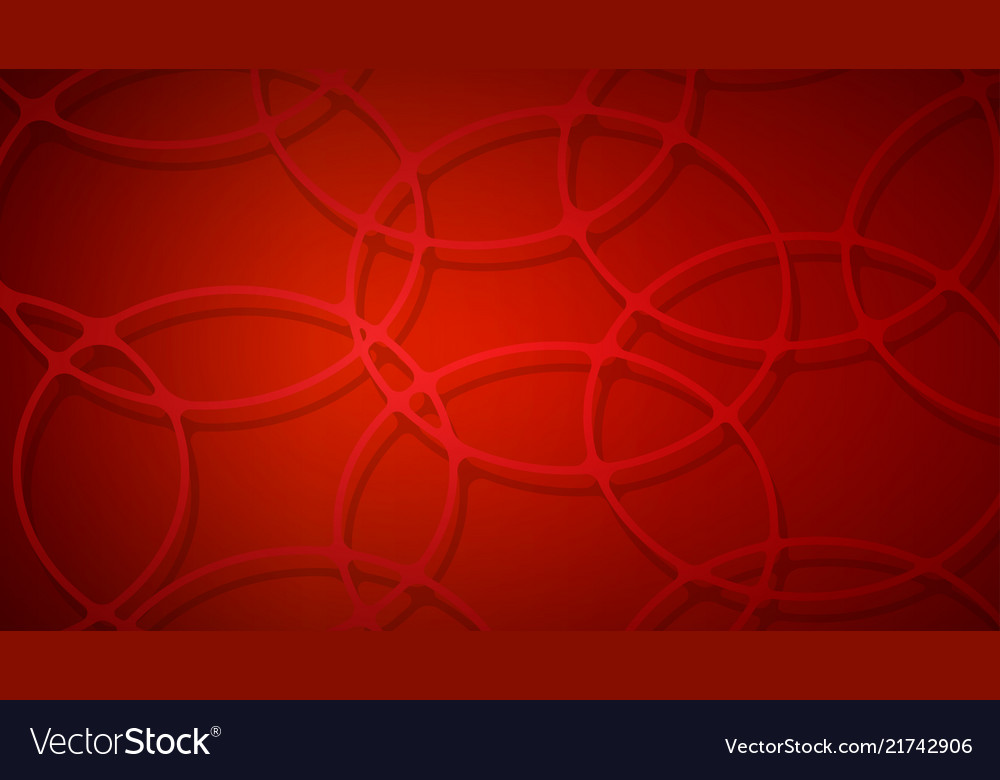 Abstract background of intersecting circles Vector Image