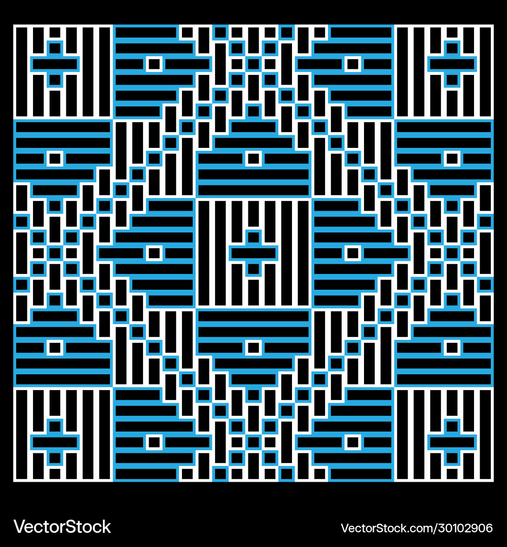 Beautiful decorative ethnic woven anyaman Vector Image