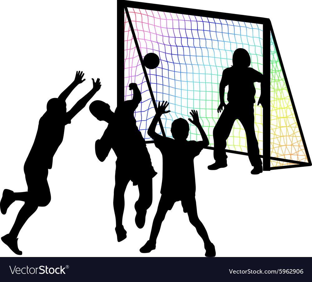 Handball player Royalty Free Vector Image - VectorStock