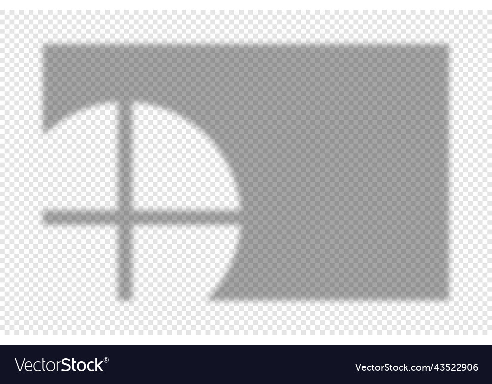 Realistic 3d shadows Royalty Free Vector Image