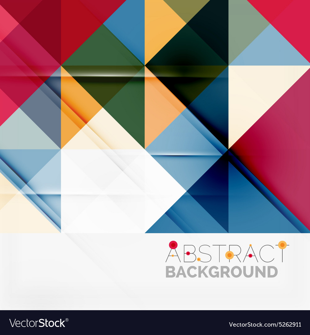 Abstract geometric background modern overlapping Vector Image