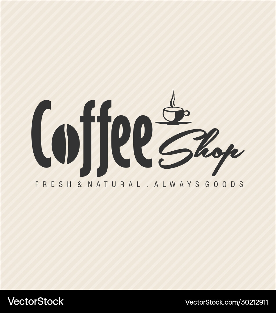 Retro vintage coffee design background 0006 Vector Image
