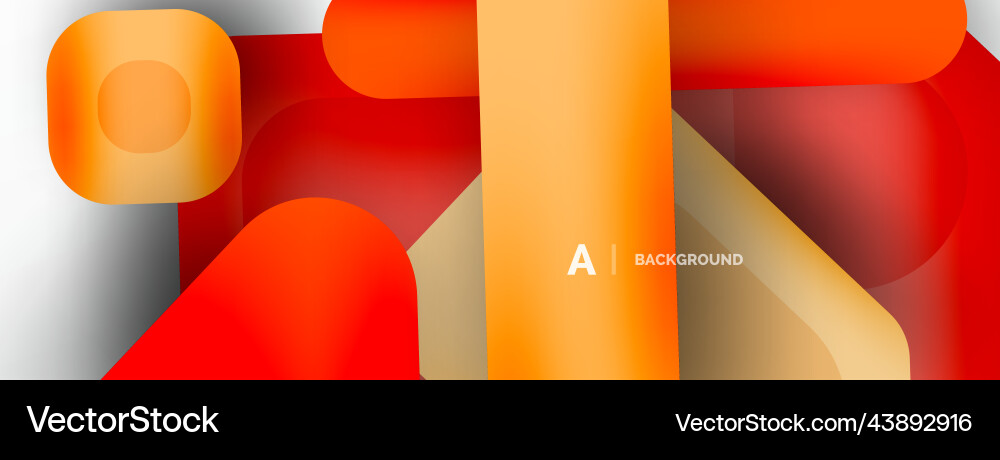 Colorful geometric shapes lines squares Royalty Free Vector