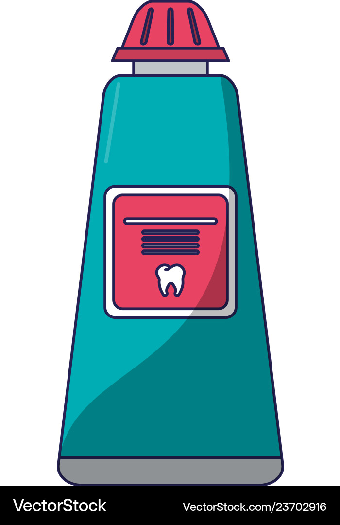 Toothpaste dental hygiene Royalty Free Vector Image