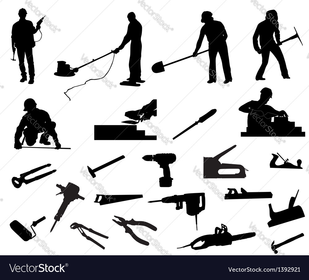 Builders Royalty Free Vector Image - VectorStock