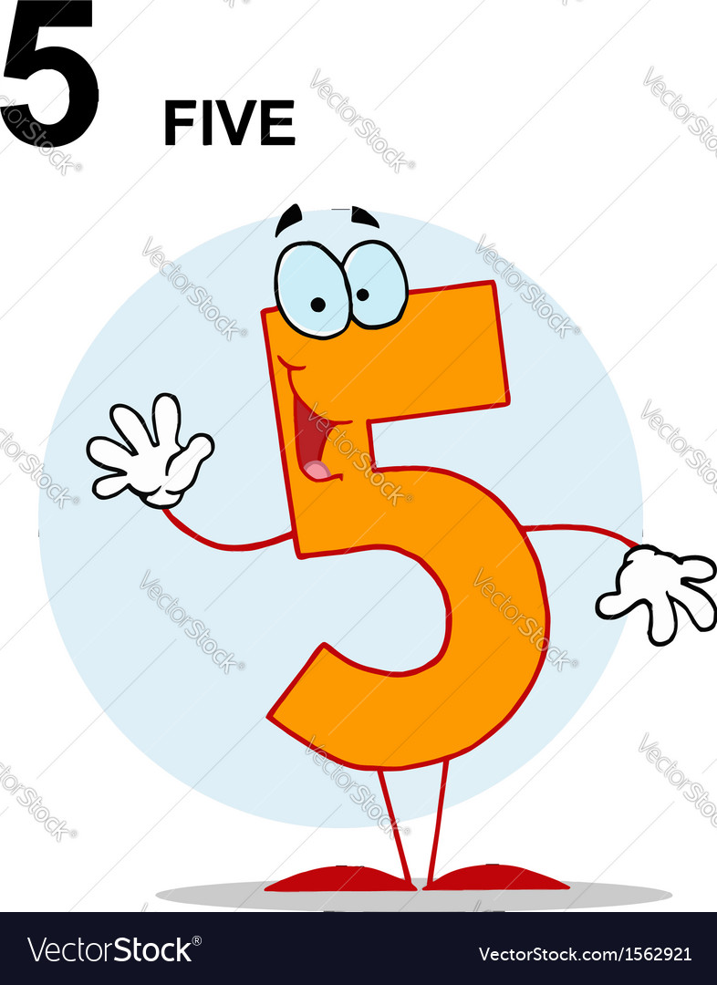 Cartoon numbers Royalty Free Vector Image - VectorStock Cartoon numbers Royalty Free Vector Image - VectorStock