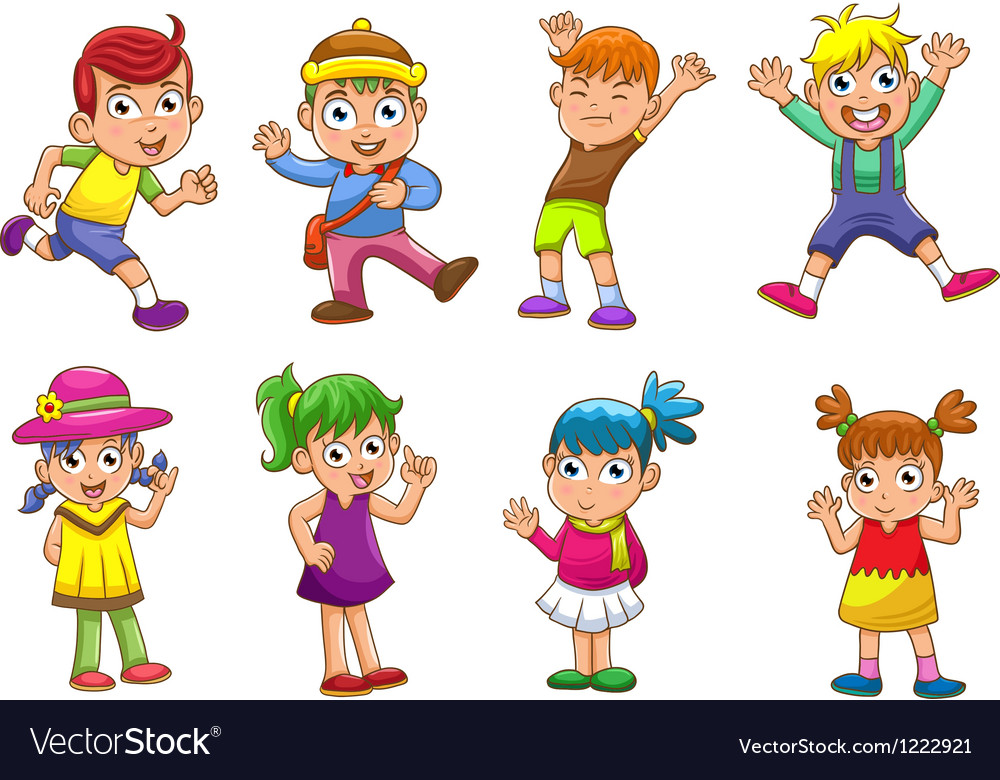 Chilldren Royalty Free Vector Image - VectorStock