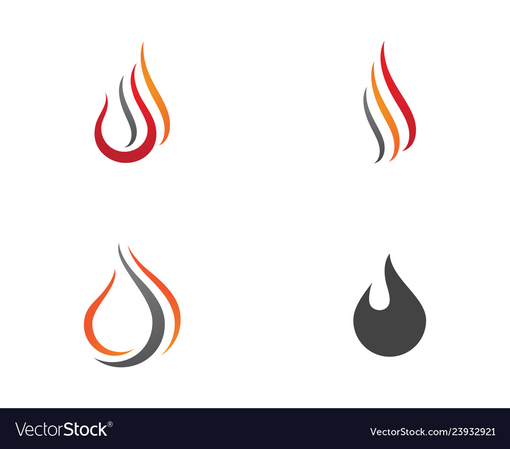 Fire flame Royalty Free Vector Image - VectorStock