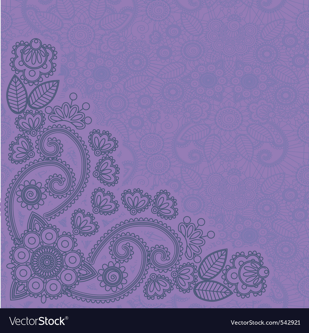 Henna Royalty Free Vector Image - VectorStock