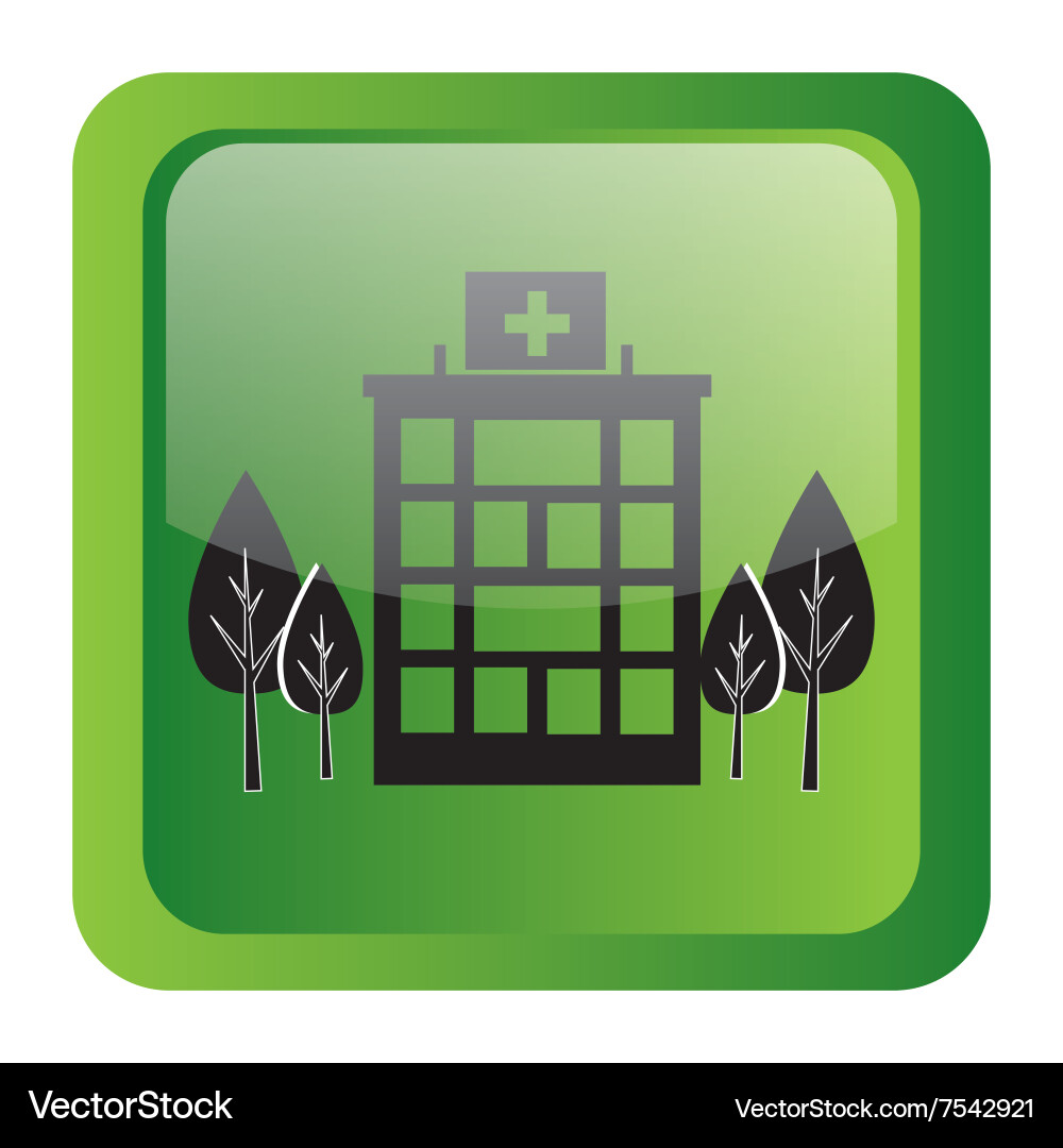 Hospital medical center design Royalty Free Vector Image