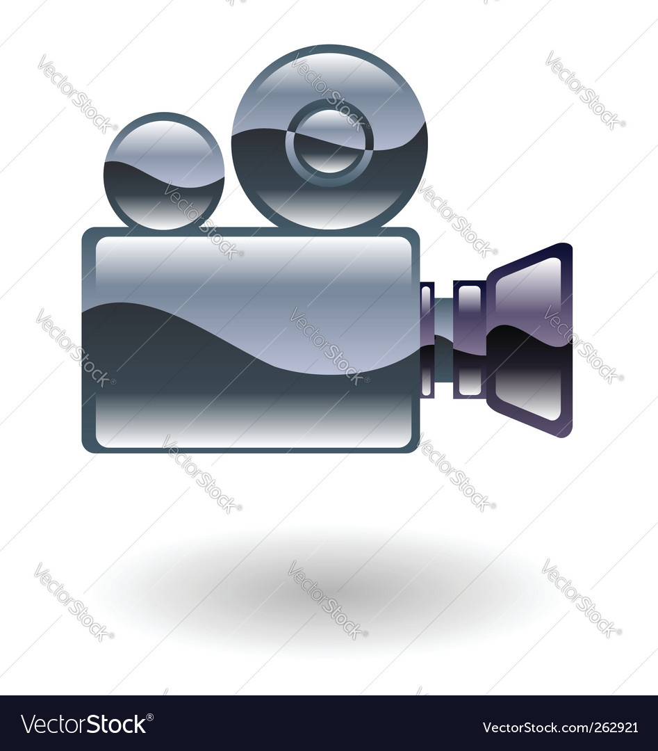 Movie camera Royalty Free Vector Image - VectorStock