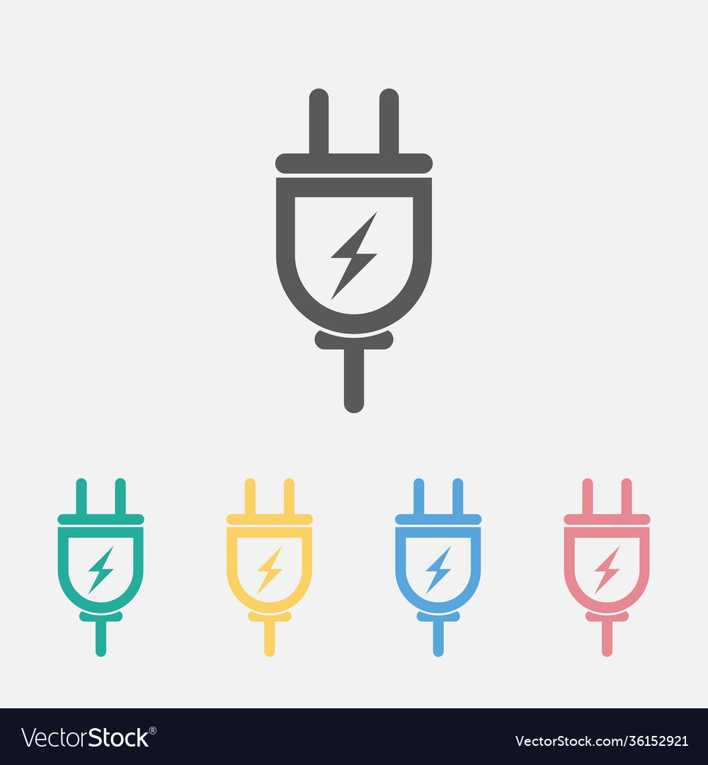 Plug icon Royalty Free Vector Image - VectorStock