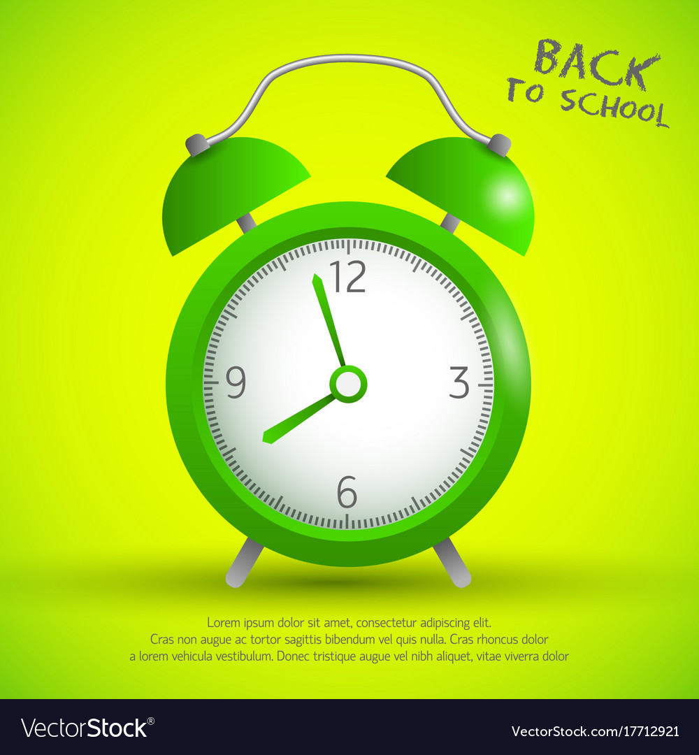 School time template Royalty Free Vector Image