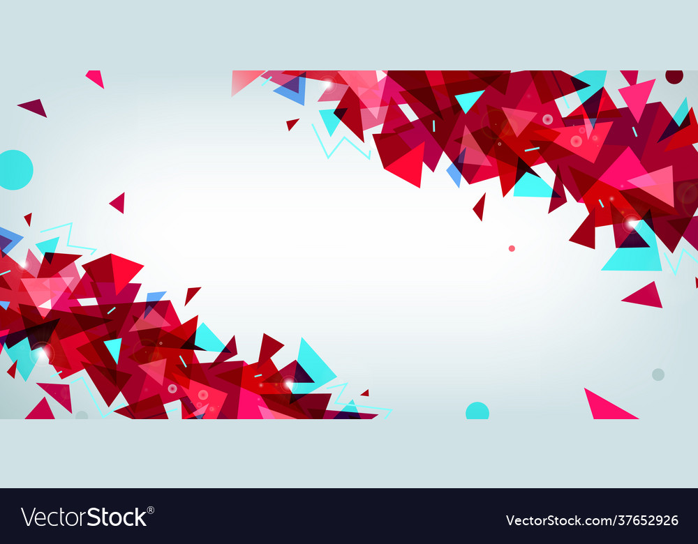 Abstract multicolor wireframe background Vector Image