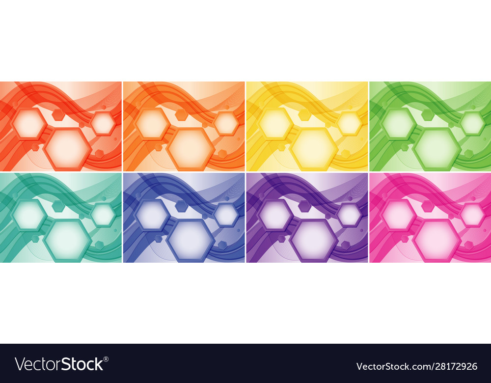 Background design with abstract patterns Vector Image