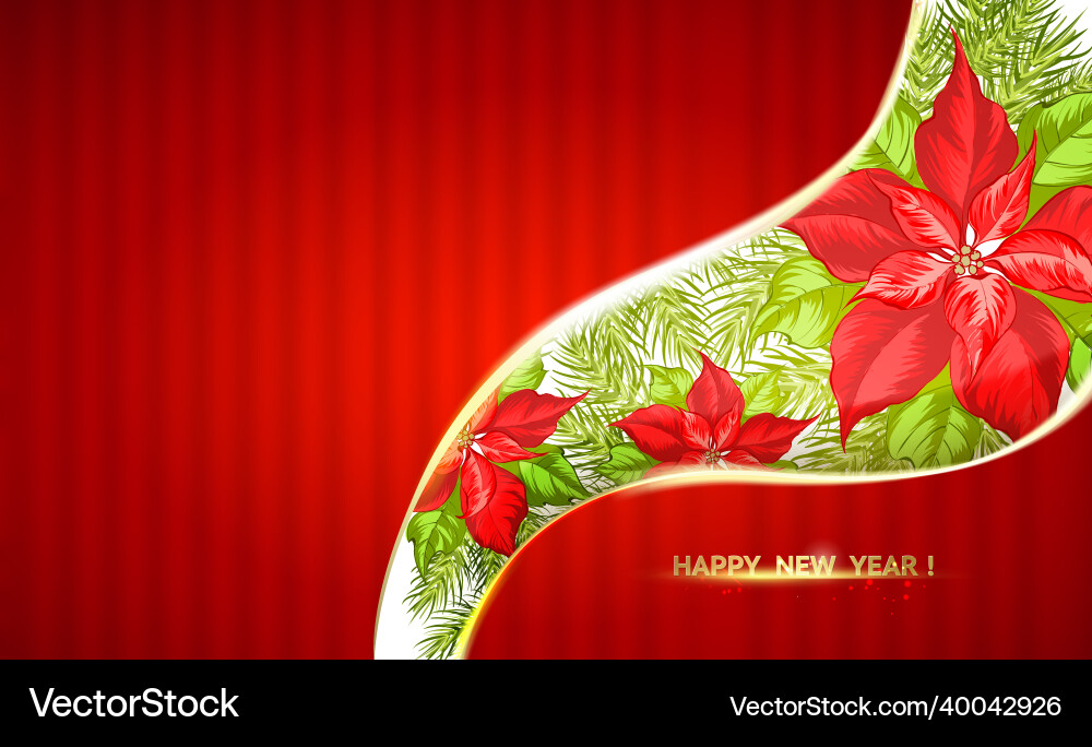 Happy new year background greeting card Royalty Free Vector