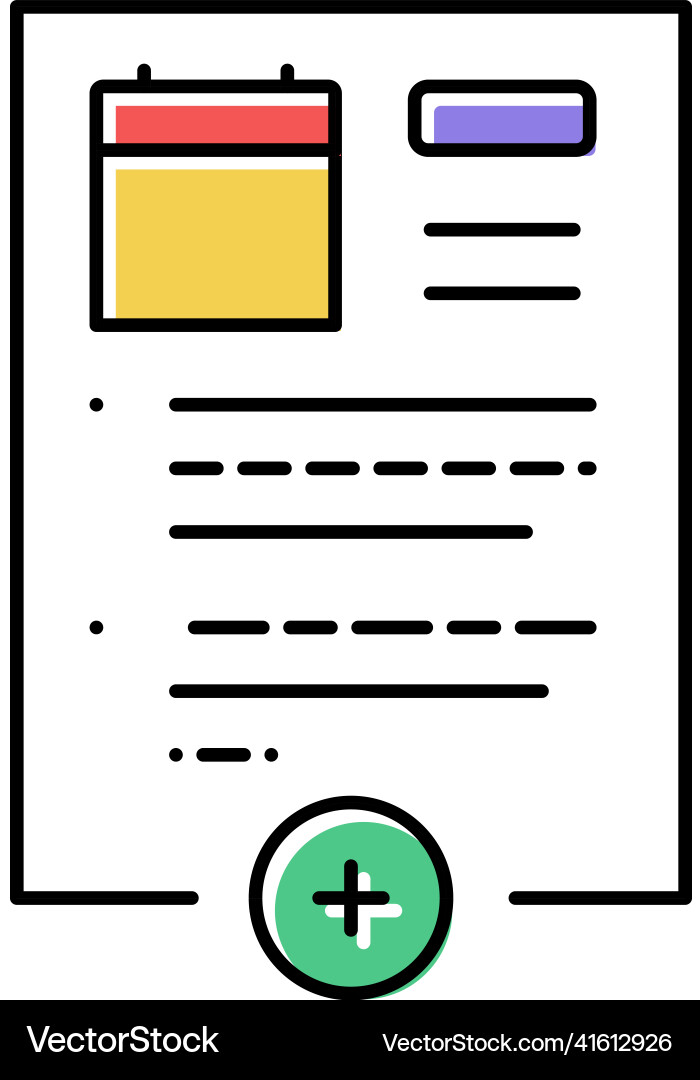 Internet store product subscription color icon Vector Image