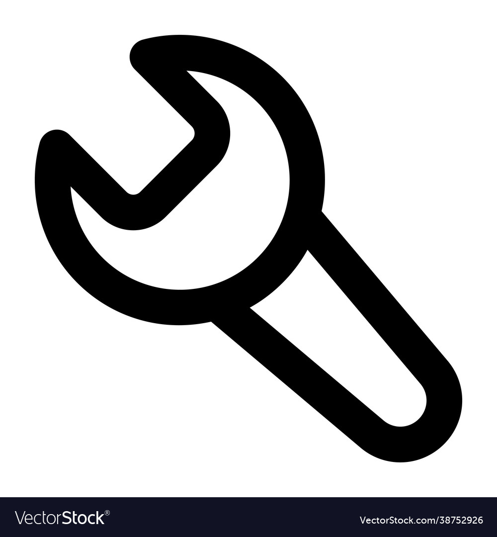 Spanner Royalty Free Vector Image - VectorStock