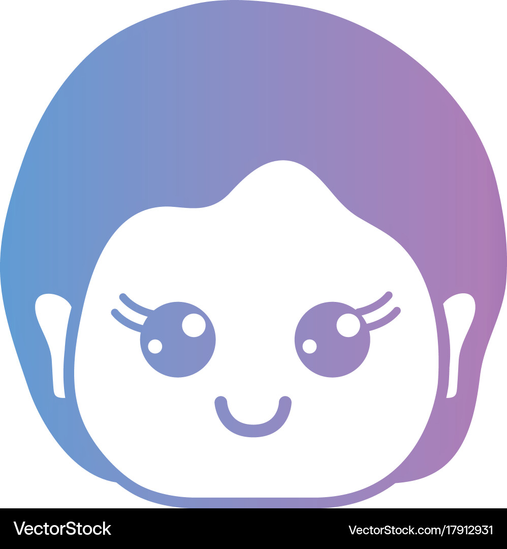 Line avatar man with hairstyle design Royalty Free Vector
