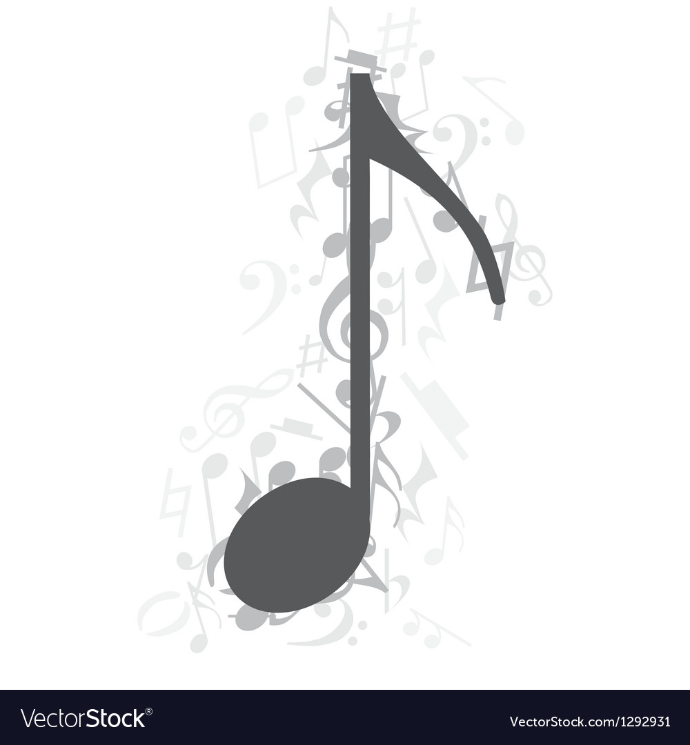 Music notes Royalty Free Vector Image - VectorStock
