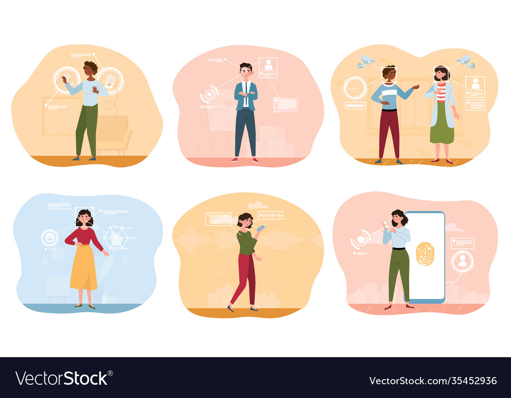 Data access and user experience abstract concept Vector Image