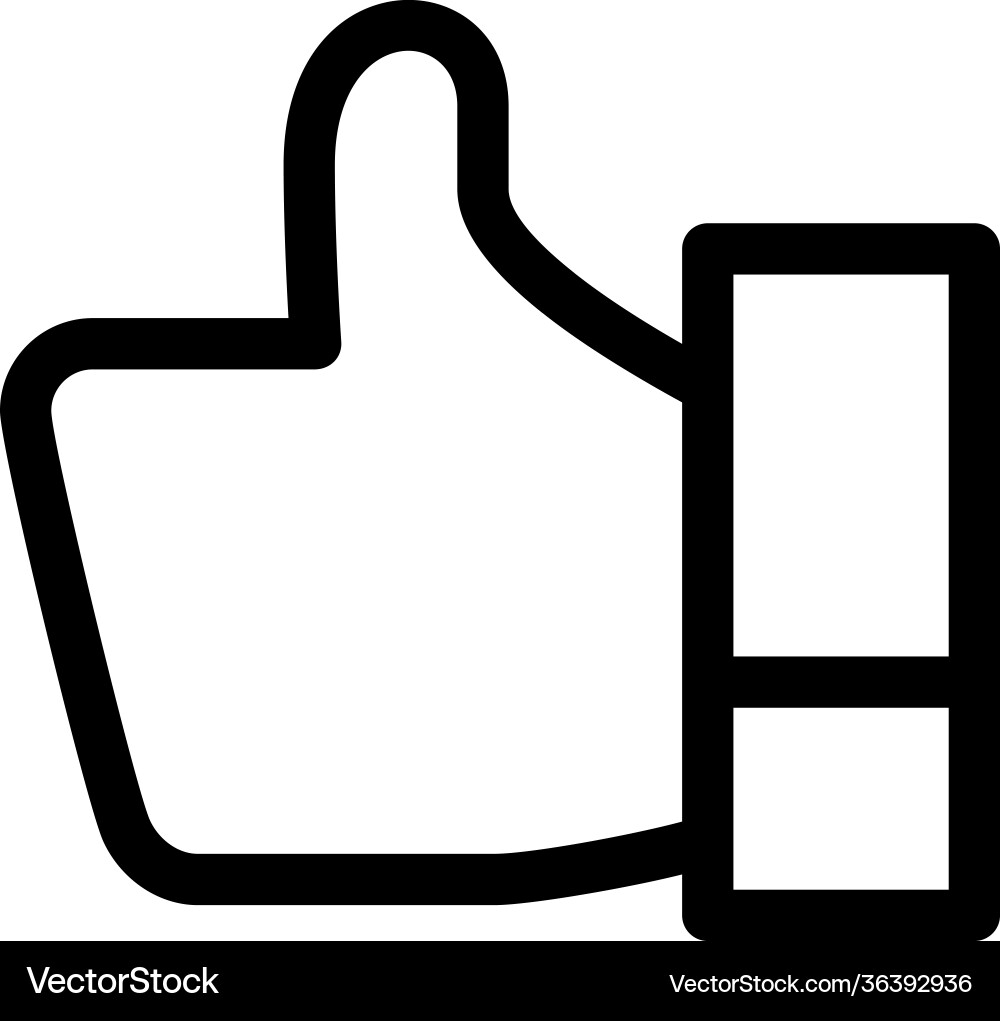 Like icon or logo isolated sign symbol Royalty Free Vector