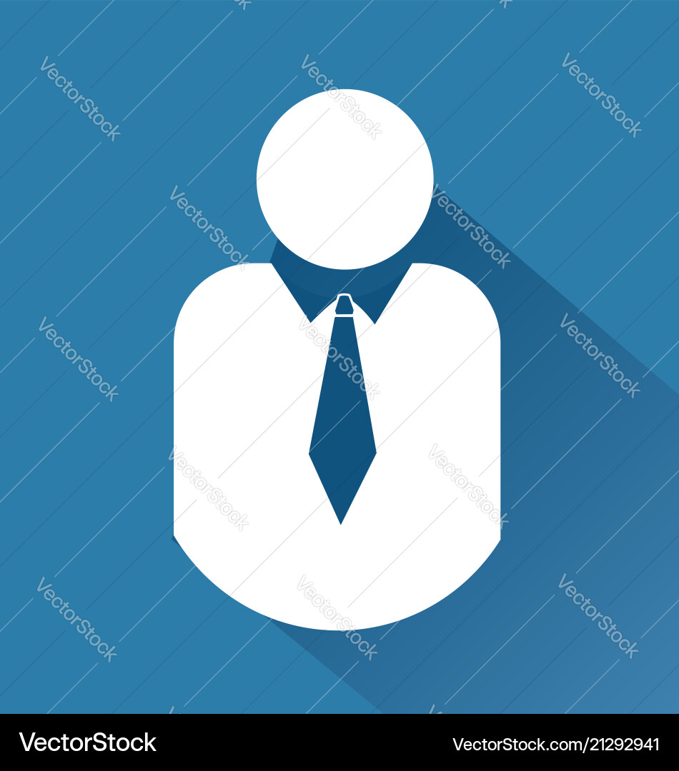 Businessman leader people icon logo Royalty Free Vector