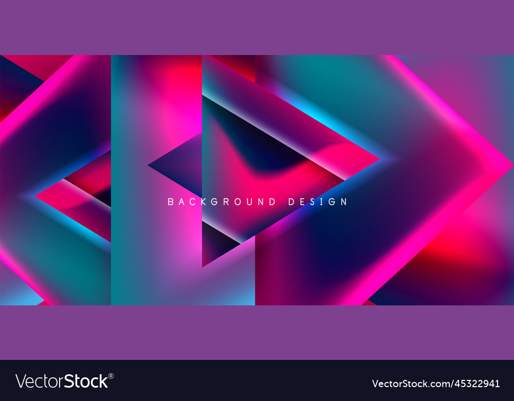Futuristic triangle abstract background Royalty Free Vector