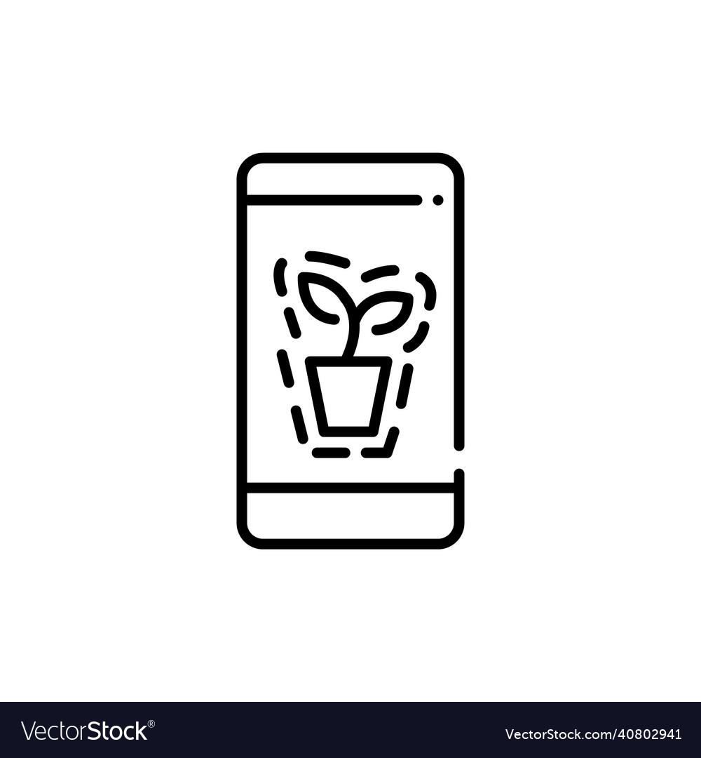 Object Contour Detection Artificial Intelligence Vector Image