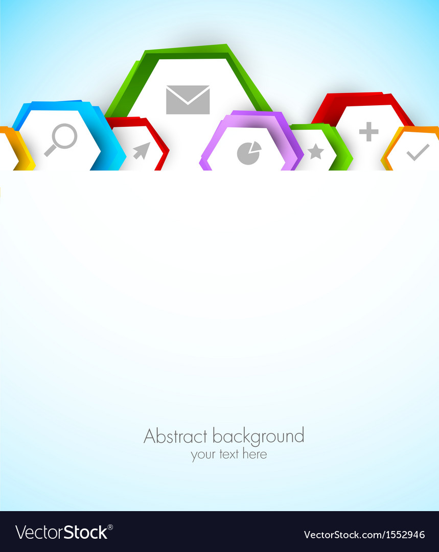 Abstract web template Royalty Free Vector Image