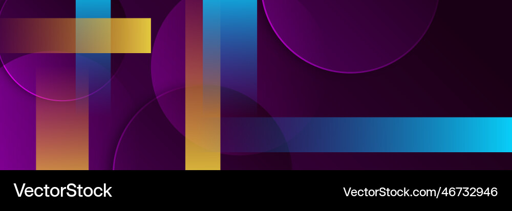Bright colourful colorful abstract banner Vector Image