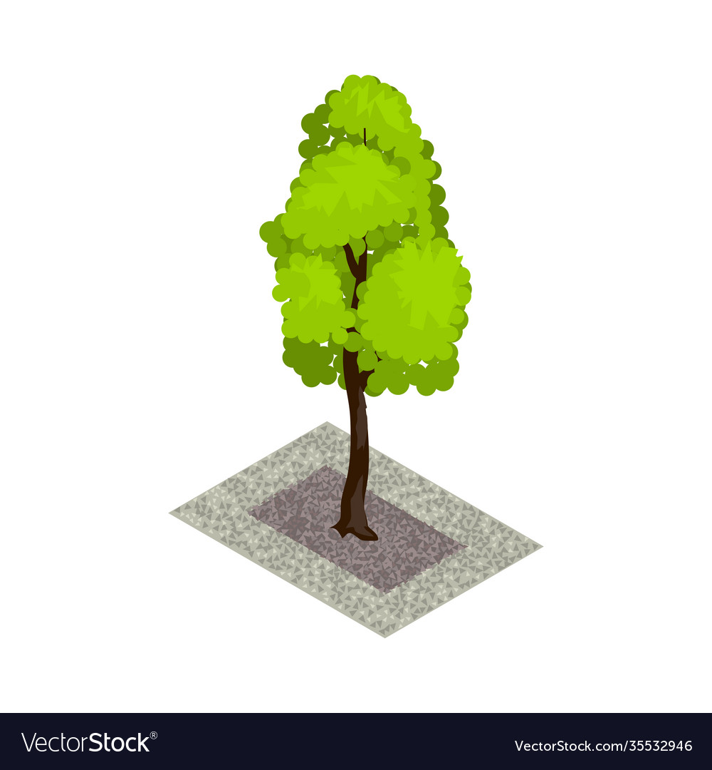 Landscape tree design Royalty Free Vector Image