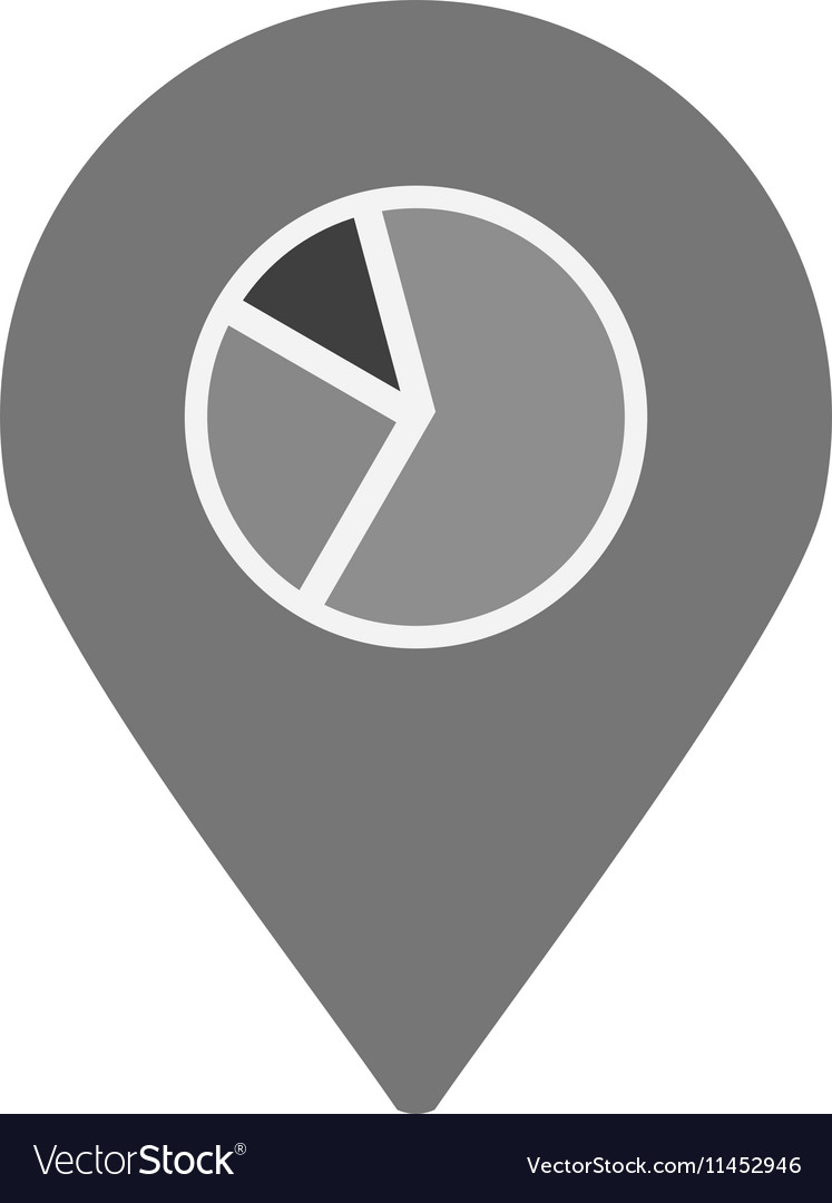 Location statistics Royalty Free Vector Image - VectorStock