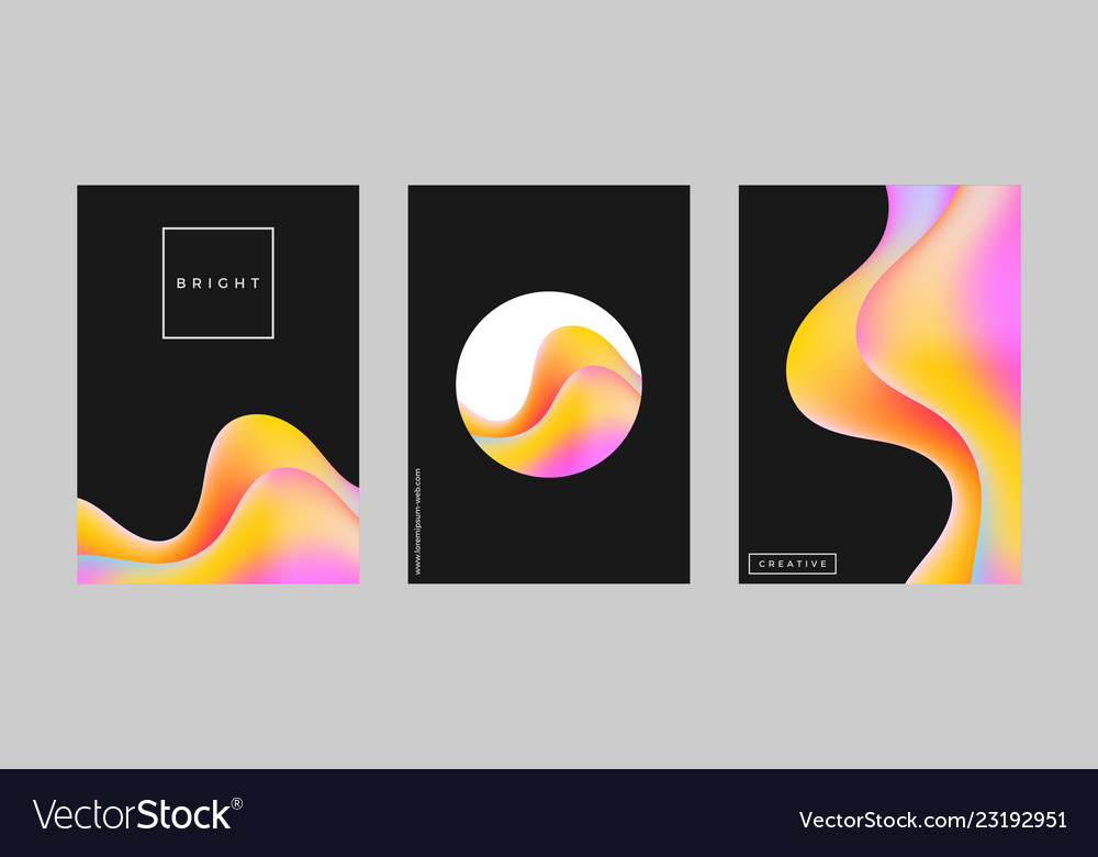 Creative covers Royalty Free Vector Image - VectorStock