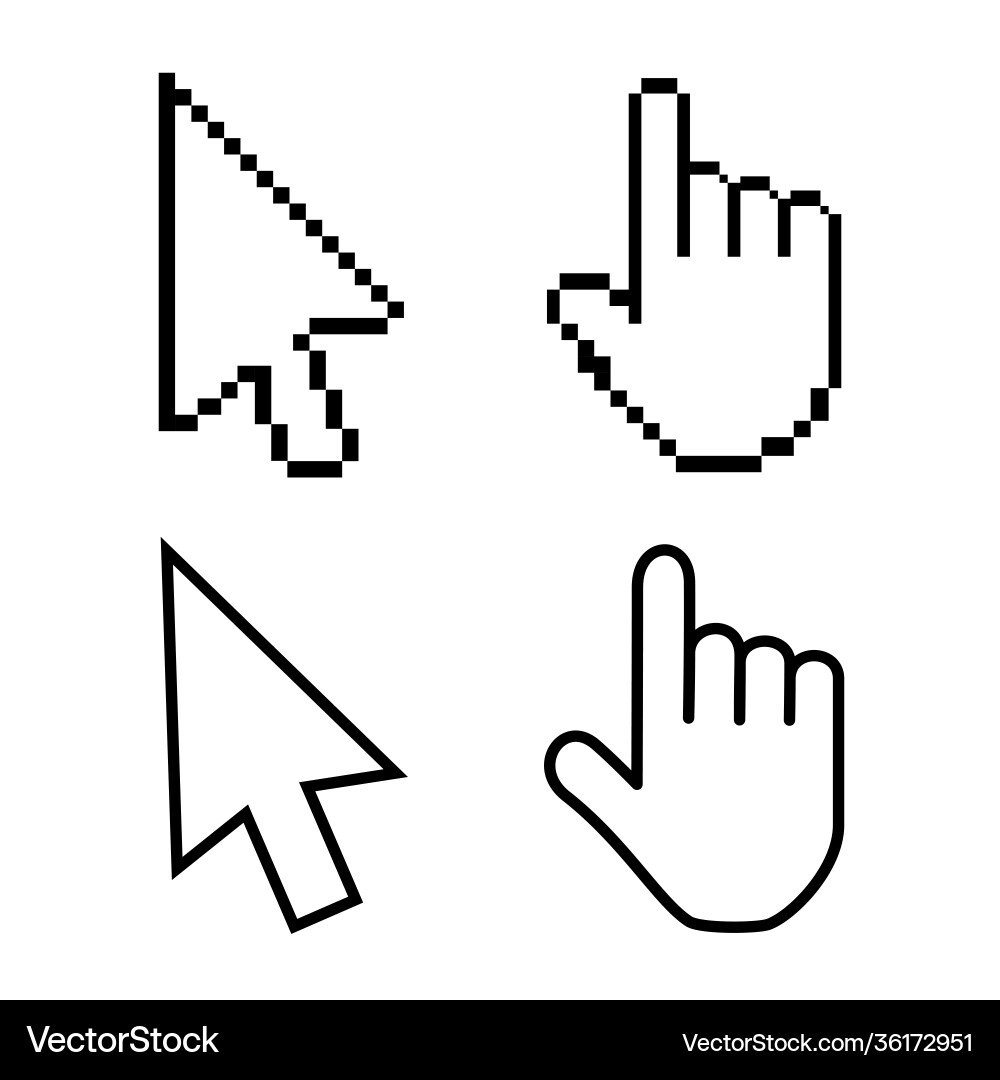 Smooth Hand Cursor Icon