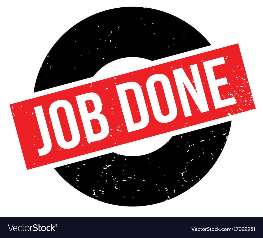 Job done rubber stamp Royalty Free Vector Image Job done rubber stamp Royalty Free Vector Image
