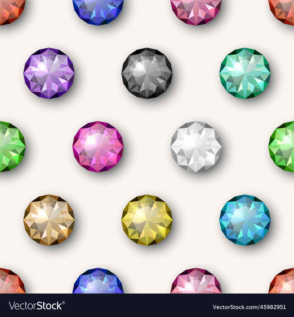 Seamless pattern with multi colored 3d Royalty Free Vector Seamless pattern with multi colored 3d Royalty Free Vector
