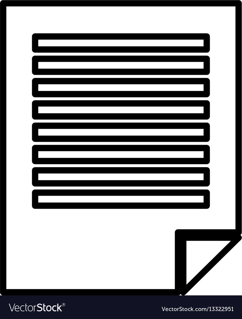 Sheet paper note Royalty Free Vector Image - VectorStock