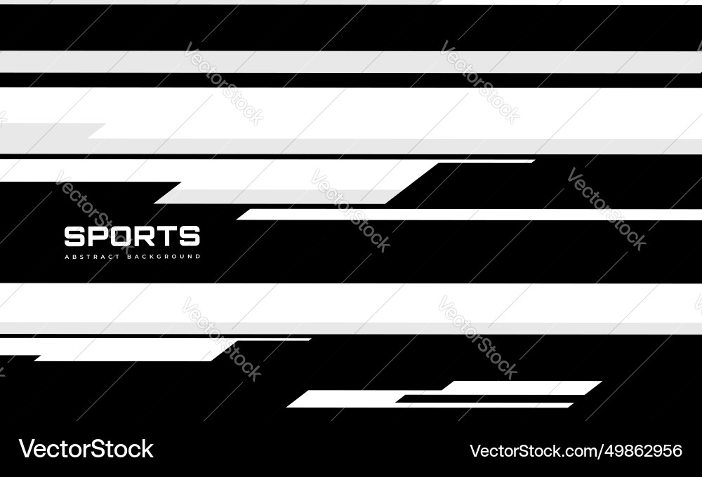 Black modern sports background design with Vector Image