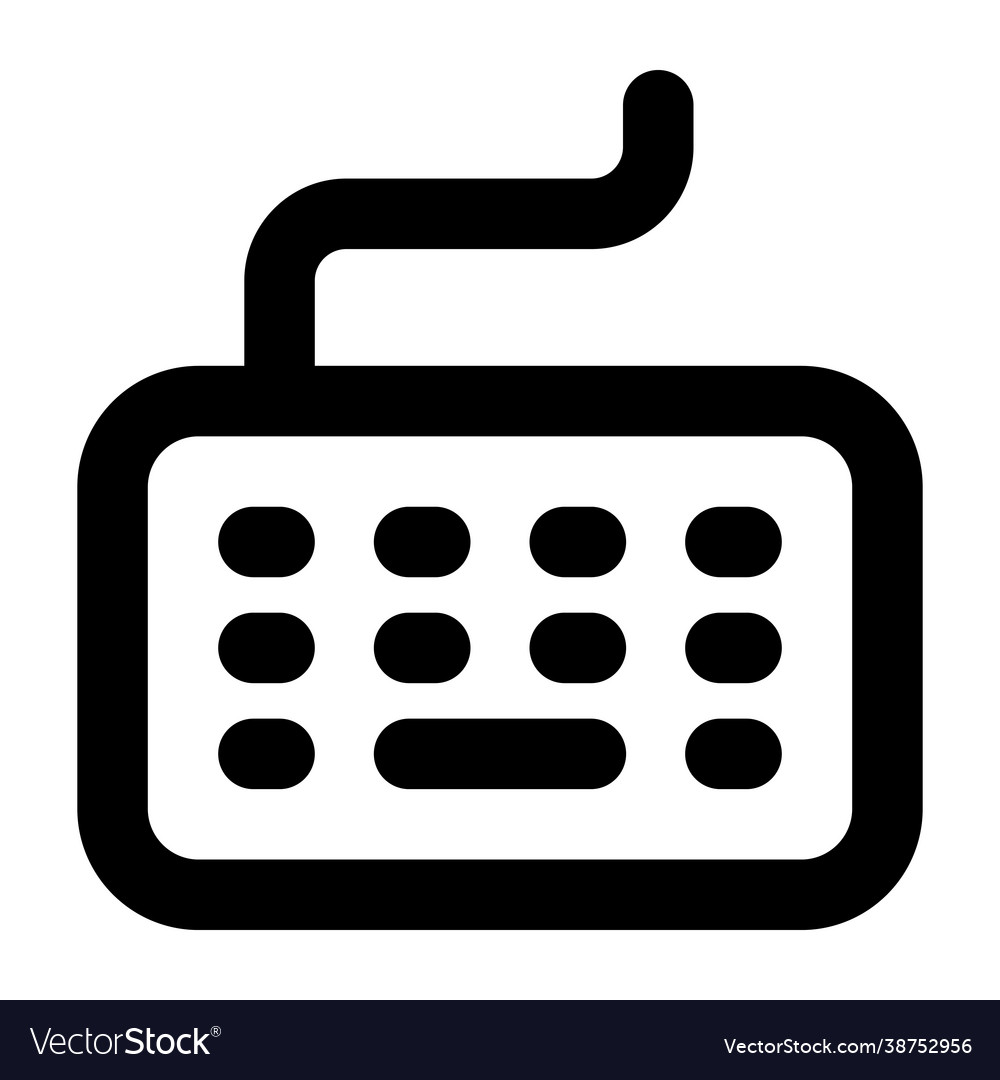 Keyboard Royalty Free Vector Image - VectorStock