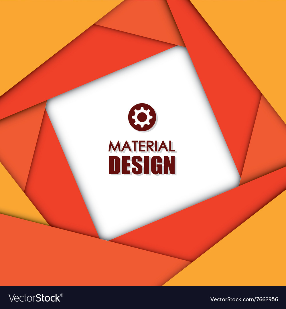 Material icon design Royalty Free Vector Image