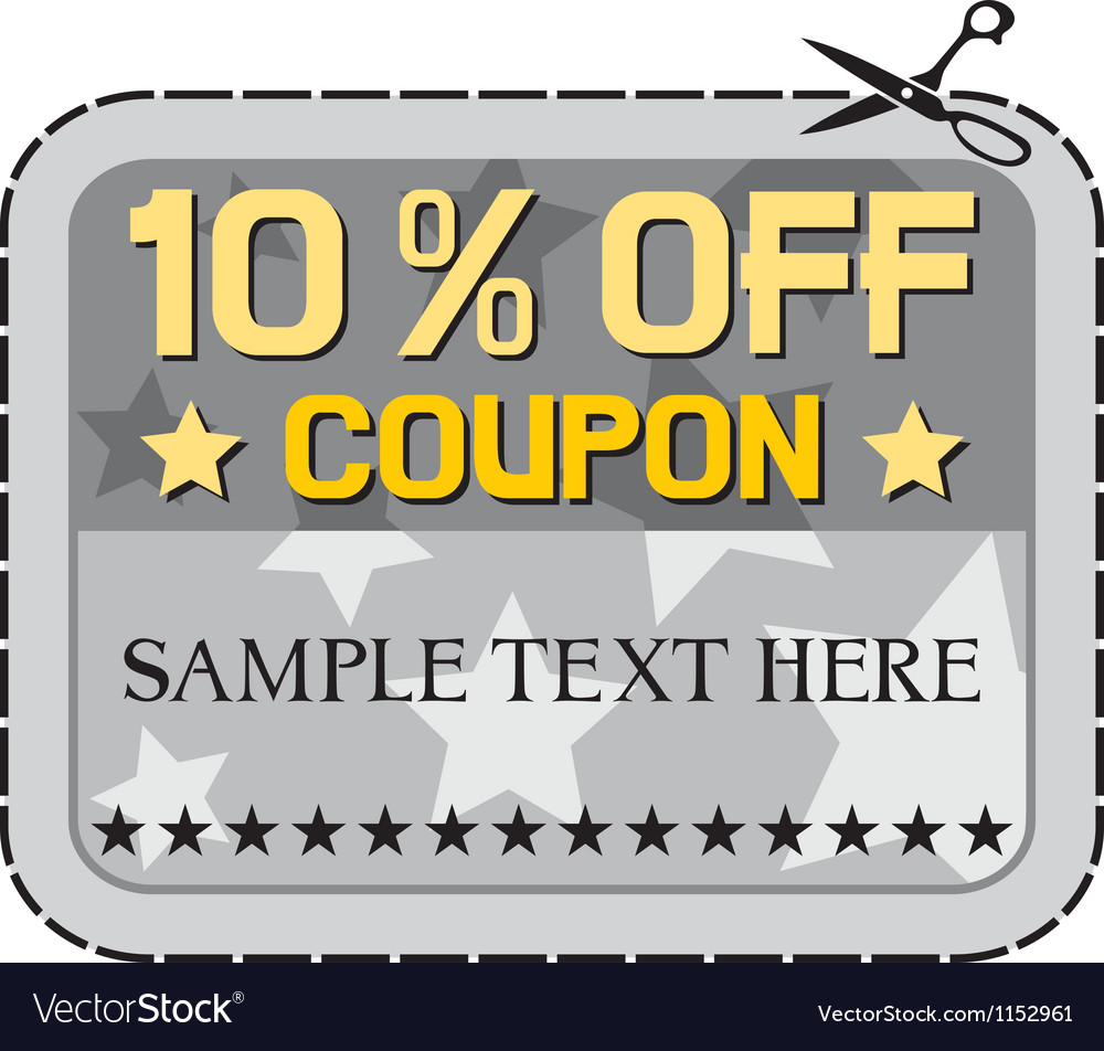 Coupon Sale ten Percent Discount Royalty Free Vector Image coupon-sale-ten-percent-discount-royalty-free-vector-image