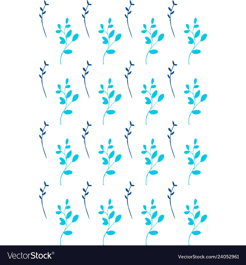 Leaves pattern endless background seamless Vector Image