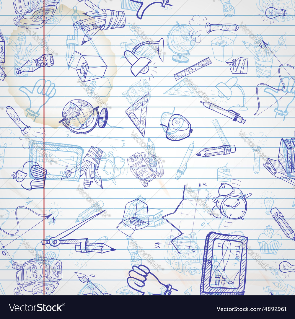 School background Royalty Free Vector Image - VectorStock