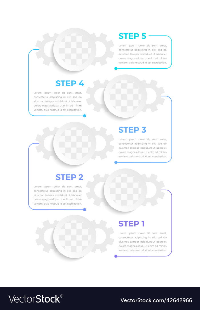 Industry infographic chart design template Vector Image