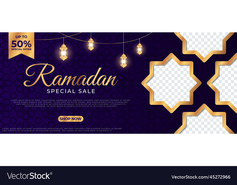 Special sale ramadan islamic ornament Royalty Free Vector Special sale ramadan islamic ornament Royalty Free Vector