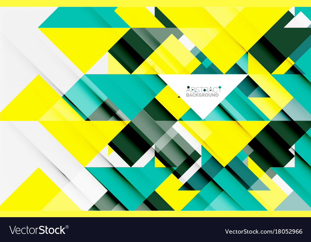 Triangle pattern design background Royalty Free Vector Image