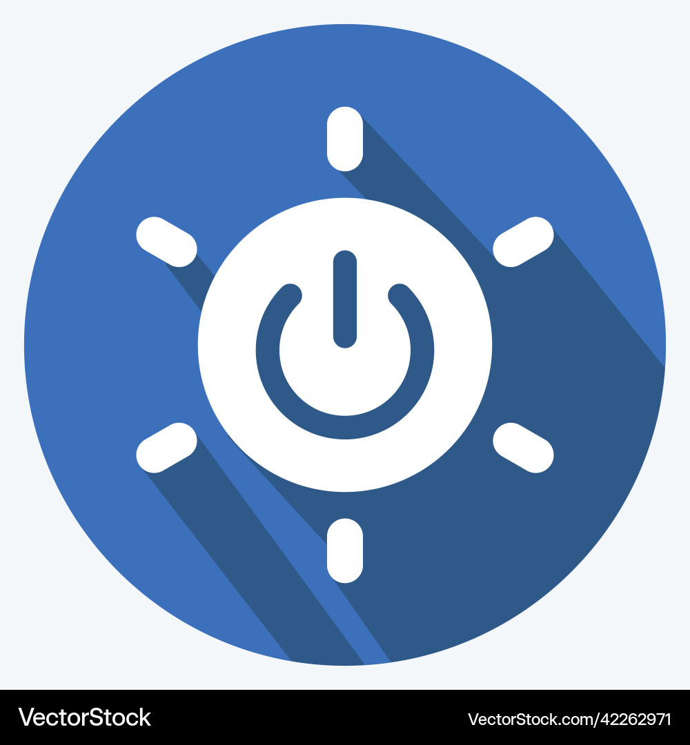 Icon energy suitable for community symbol long Vector Image